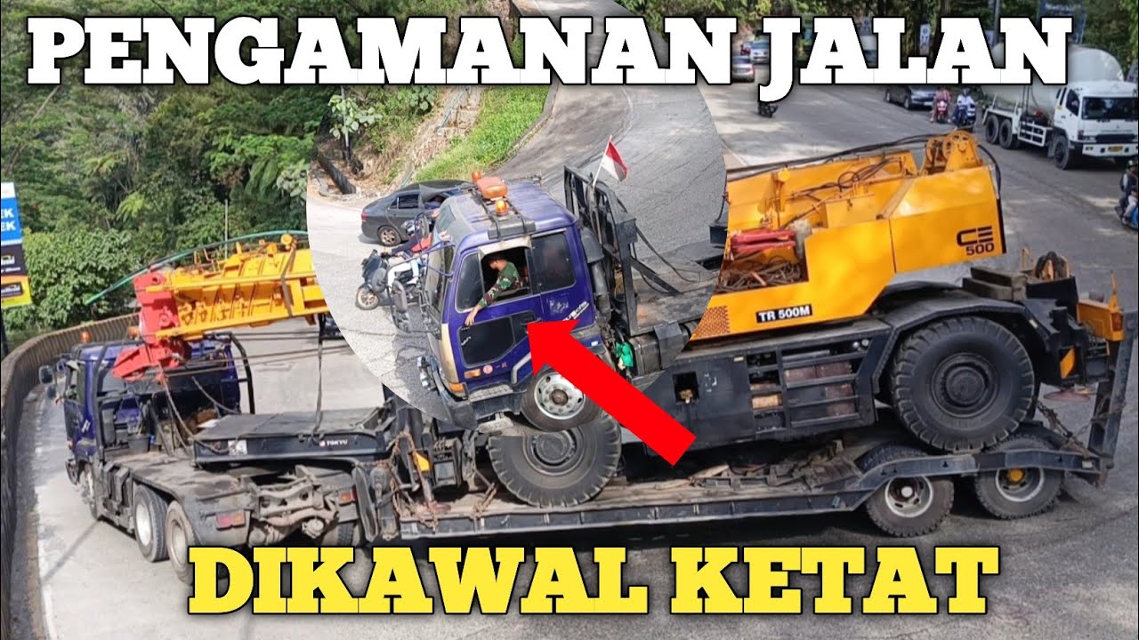 Lalu lintas di Tanjakan Viral & Ekstrim | Weekend Bus Pariwisata Ramai ...