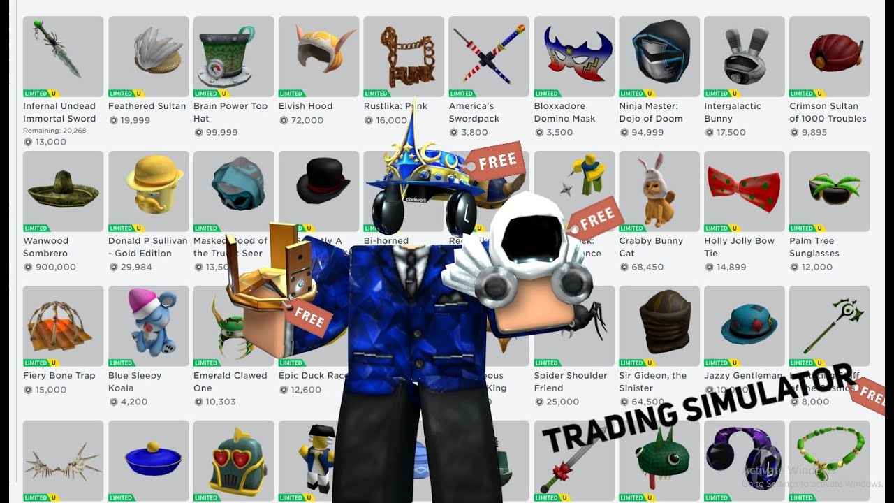Roblox Now Gives Free Limiteds...? | Roblox Trading Simulator - YouTube