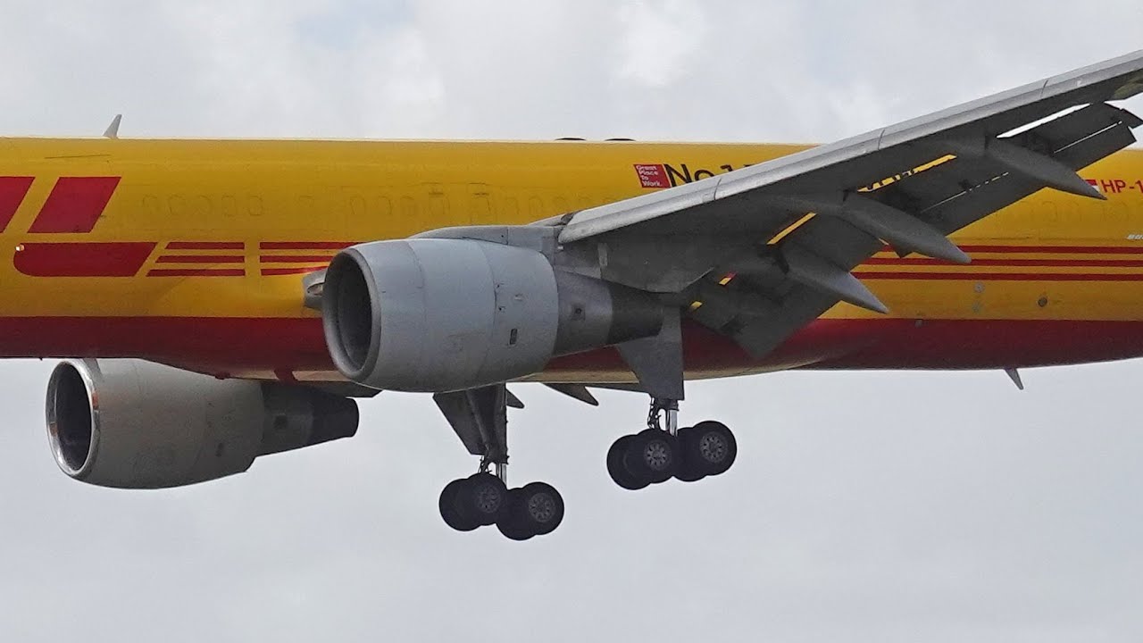 Hangar Spotting 128: DHL Boeing 757 Emergency Landing at Piarco - YouTube