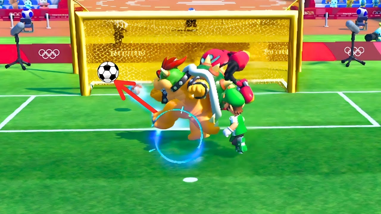 Bowser’s Golden Goal! Epic Father-Son Team-Up in Tokyo 2020 Football ...