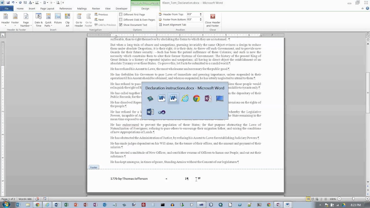 Word Practice Test, Part 1 - YouTube