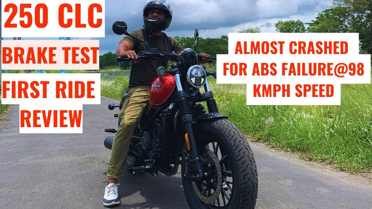 CF Moto 250 CLC First Ride Review and Brake Test - YouTube
