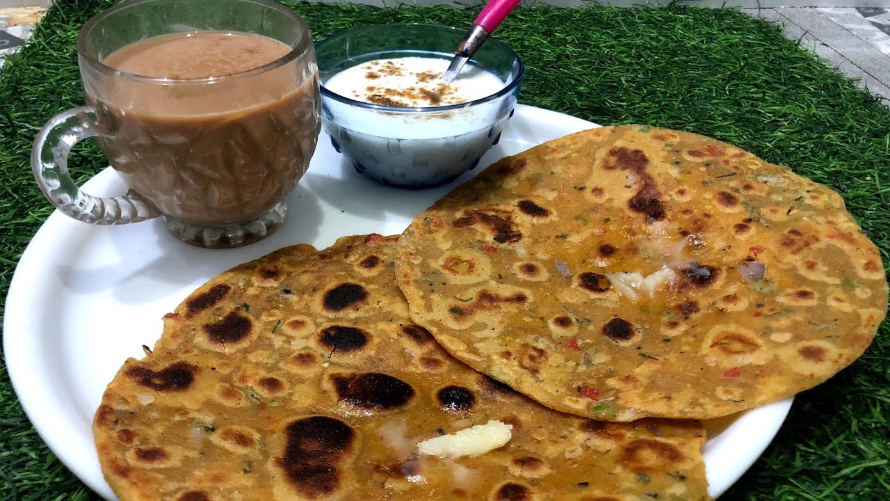 Delicious Paratha and Chai Breakfast Feast: A Perfect Start to Your Day ...