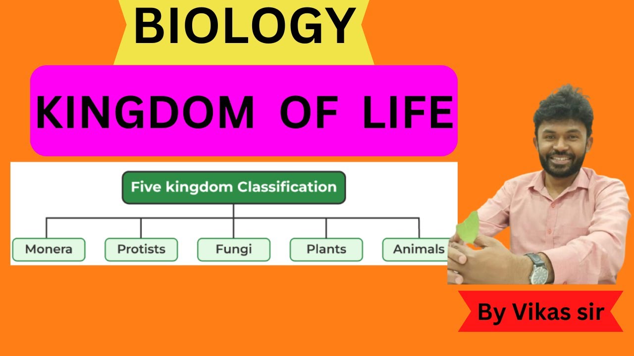Kingdom Of Life|| Biology || Five Kingdom system|| BY Vikas sir - YouTube