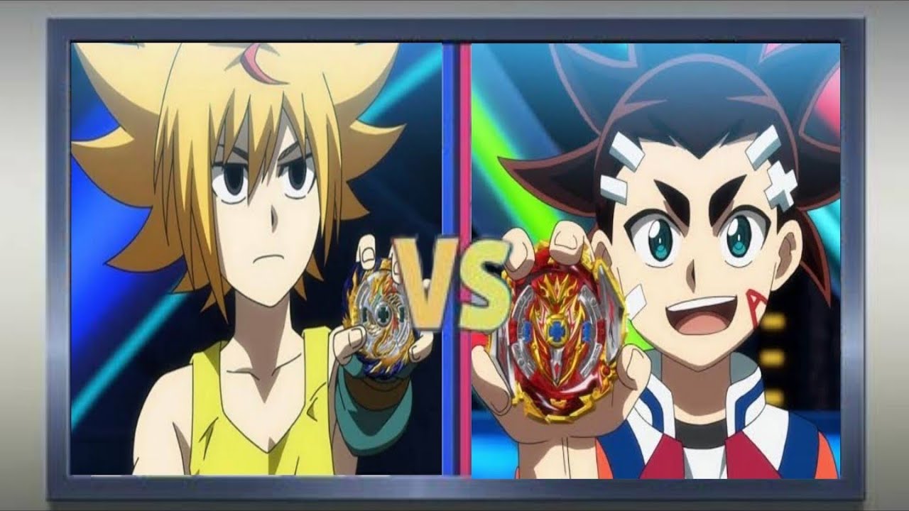 Free vs Aiger Beyblade burst Surge battle AMV - YouTube
