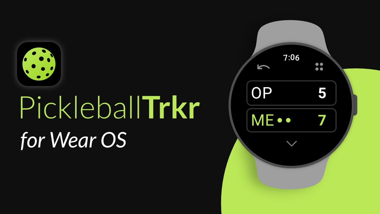 PickleballTrkr: pickleball score tracking app for Wear OS - YouTube