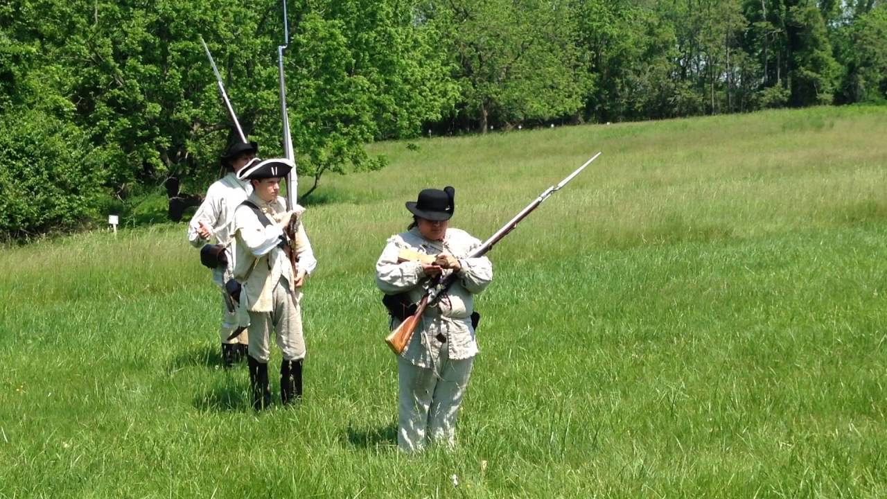 Musket Firing Demonstration at Valley Forge - YouTube