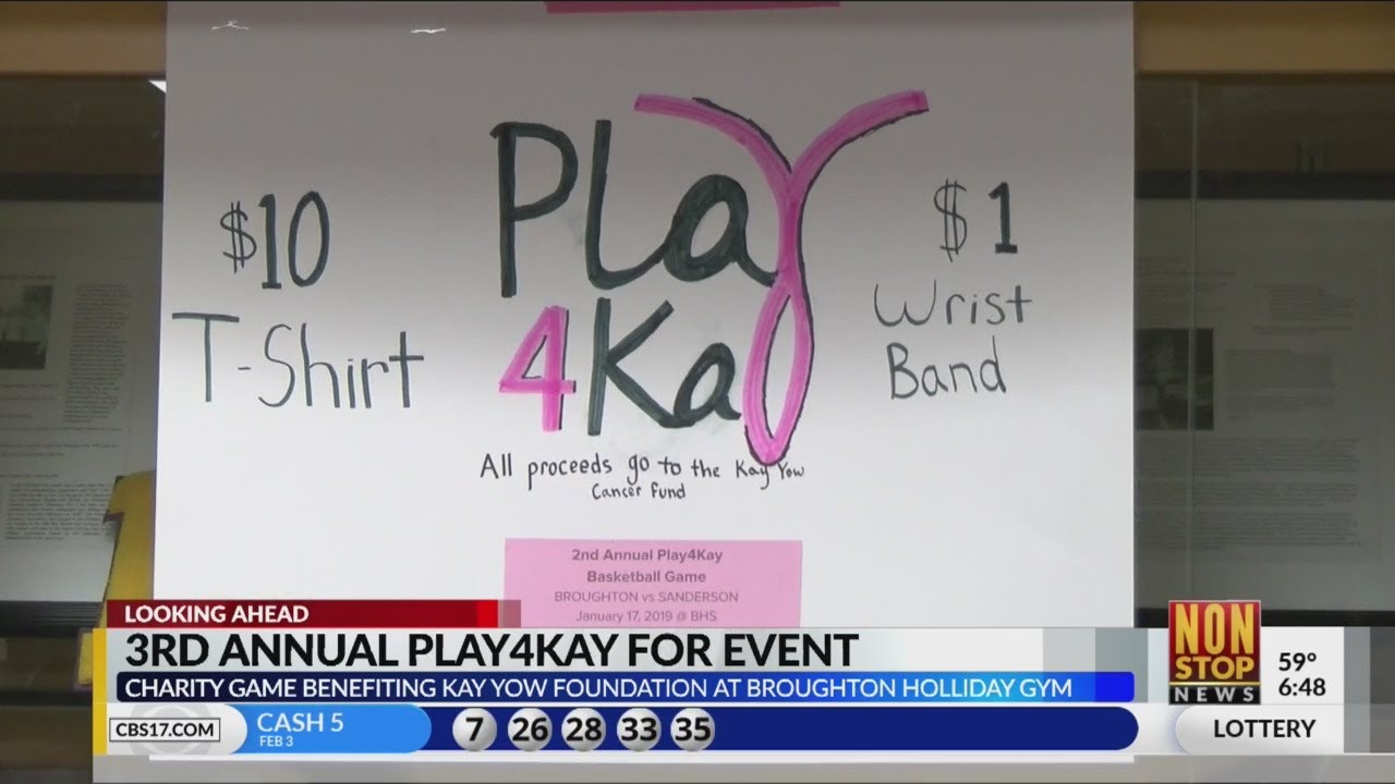 3rd annual Play4Kay event held Tuesday night - YouTube