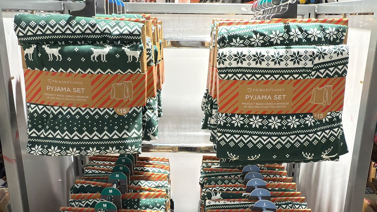 PRIMARK MEN NEW COLLECTION ; CHRISTMAS PYJAMAS - NOVEMBER 2024 - YouTube
