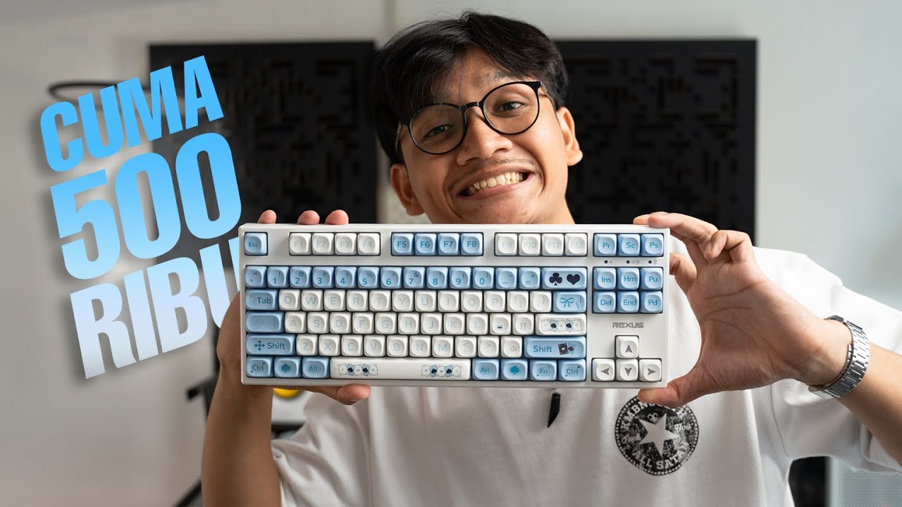 Modif Keyboard 500 RIBU! Wireless dengan Layout TKL | Rexus Daiva 87 ...