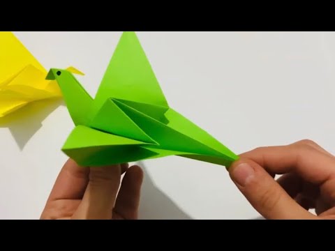 En Kolay Origami Turna Kuşu Yapımı ✨ 😍