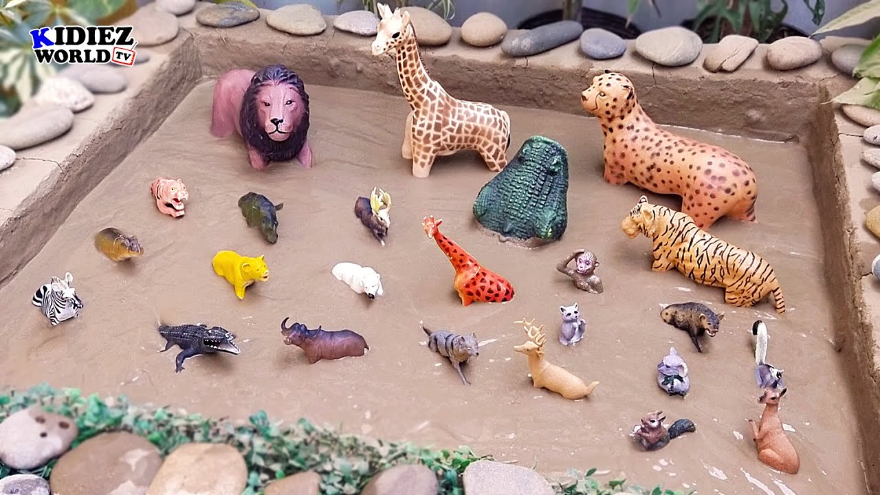Wild Muddy Adventure: Jungle Animals Stuck in Mud! 🌿🦓 Kids Learning ...