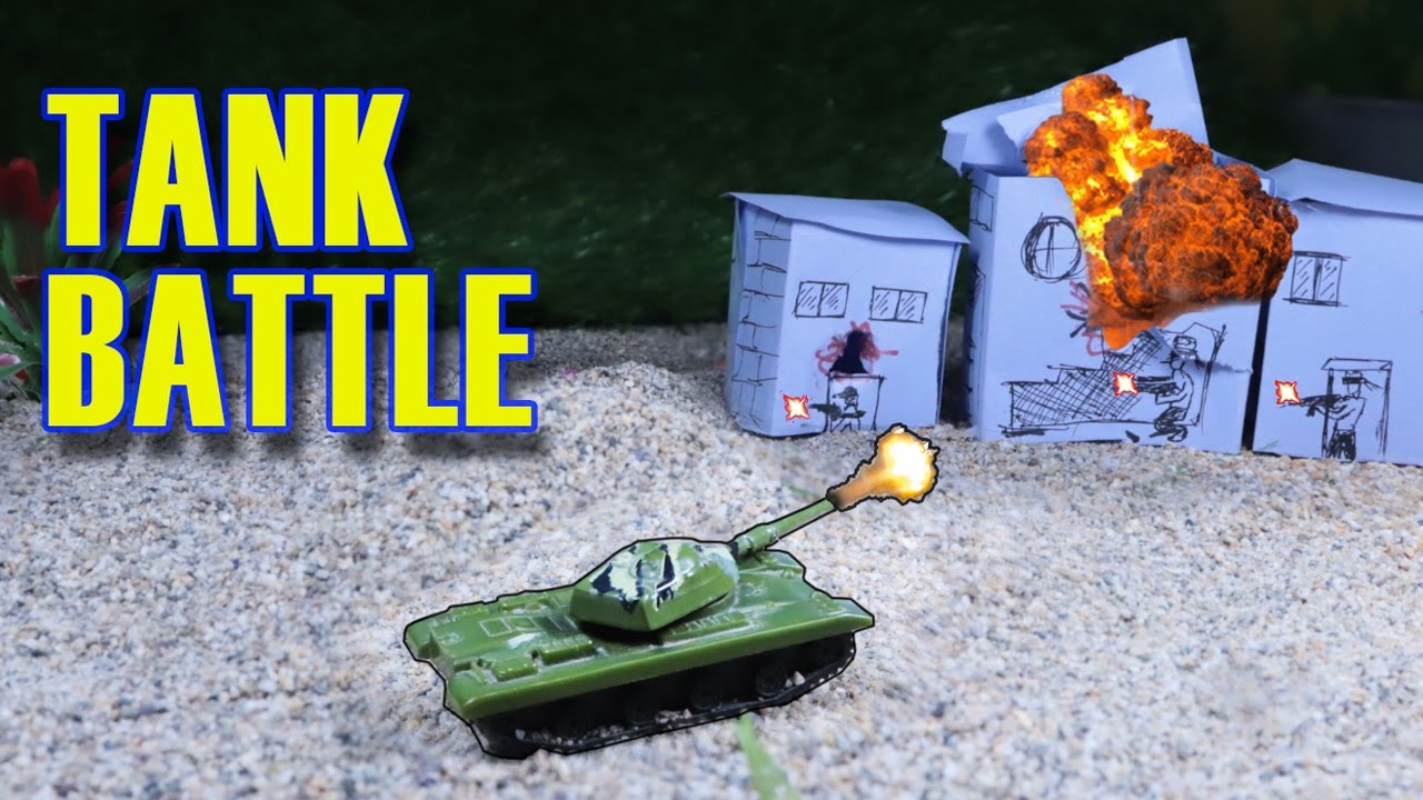 Tank Battle | Tank in Action | Stop Motion Video - YouTube