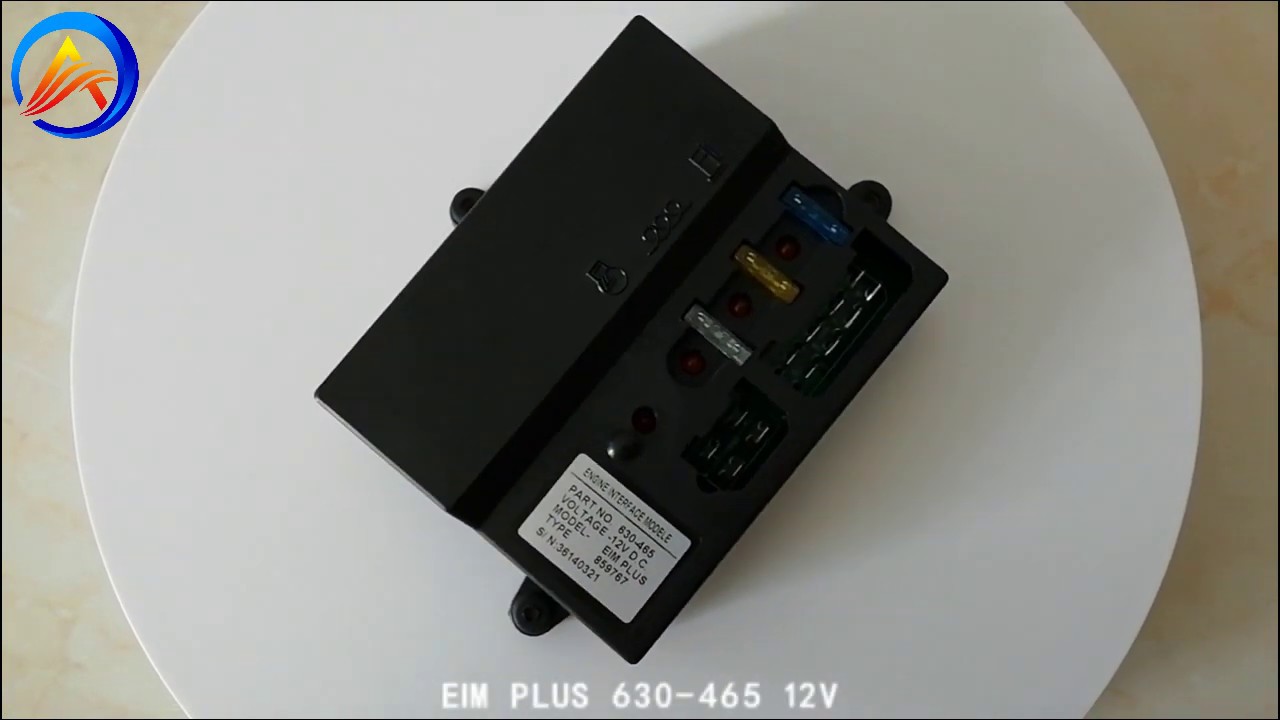 Diesel Genset Engine Interface Module EIM Plus 630 465 for Fg Wilson - YouTube