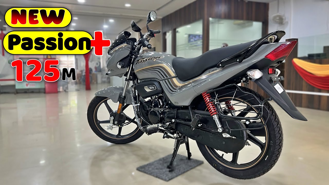 New Hero Passion Plus 125 M Model Launch Full Detailed Review 2025 ...
