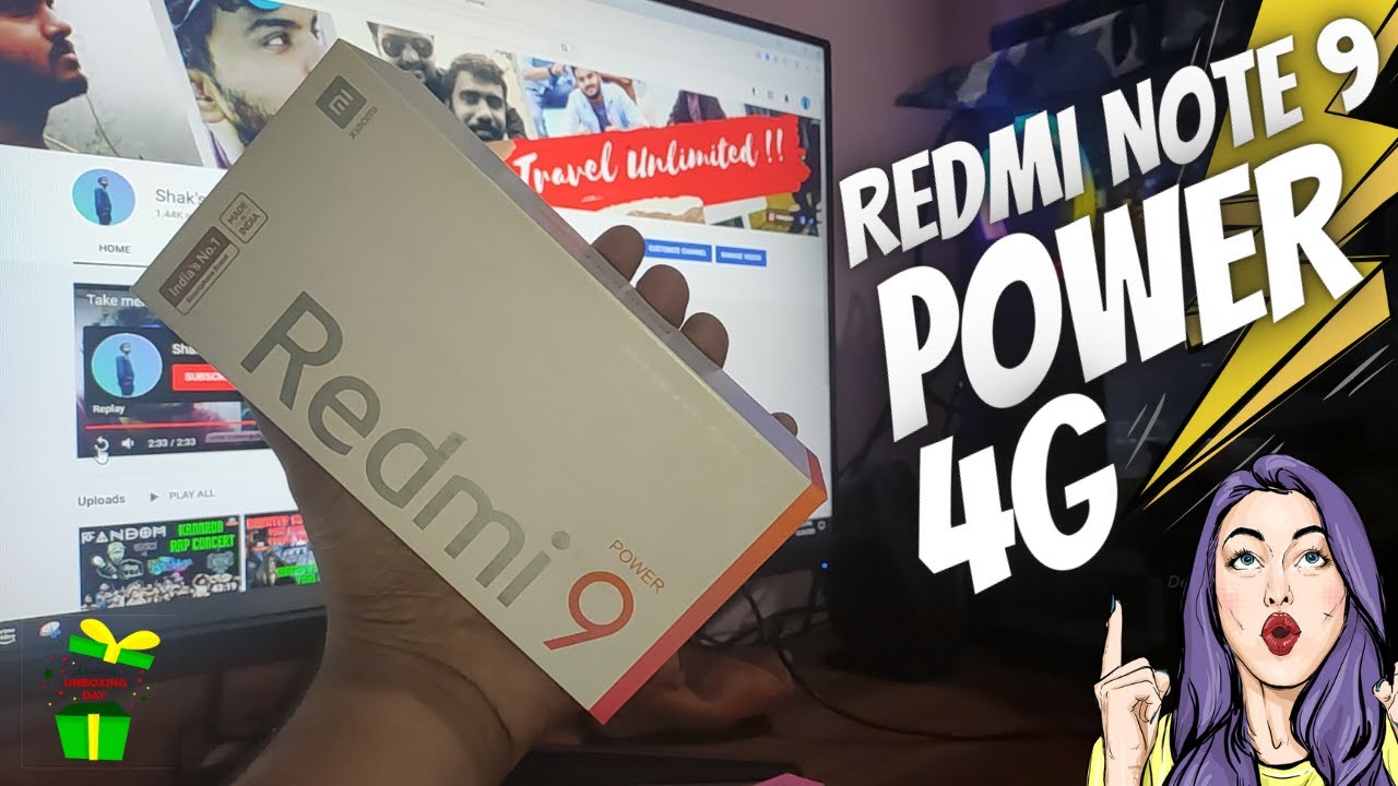 🎁 Redmi note 9 power 4G | Unboxing & First look | Testing | Xiaomi ...