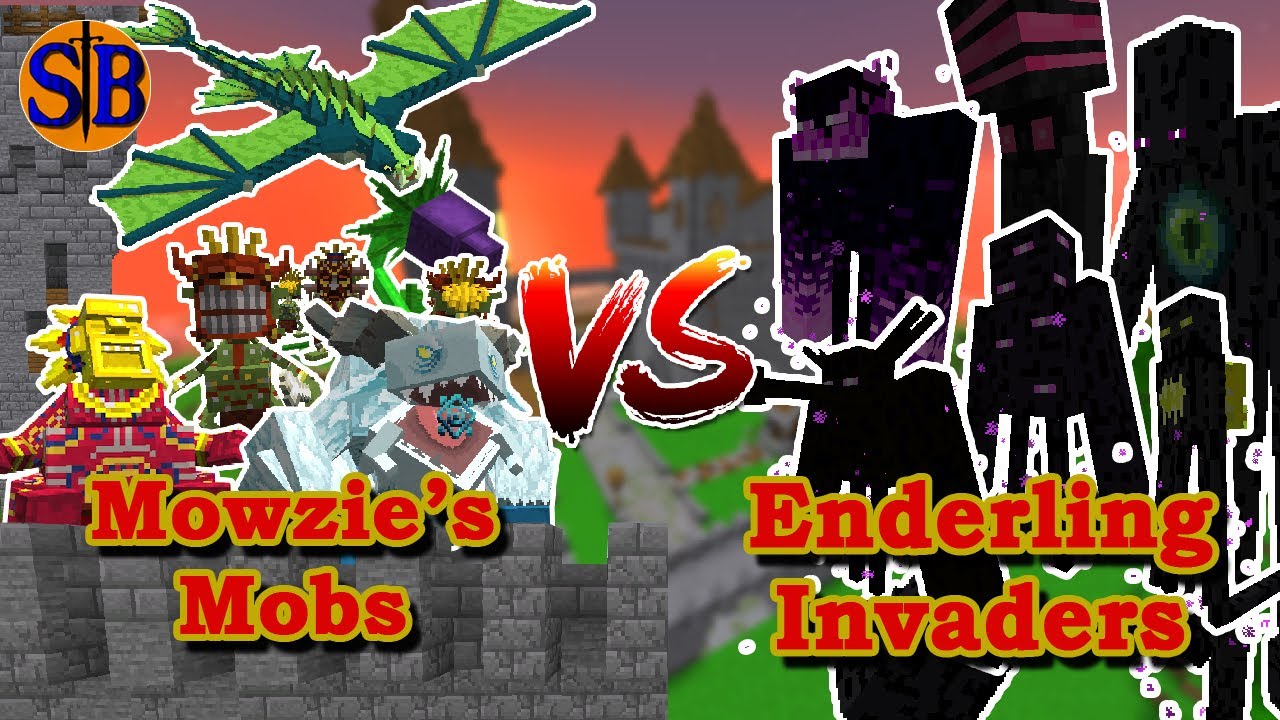Can Mowzie's Mobs Defend the castle from The Enderling Invaders ...