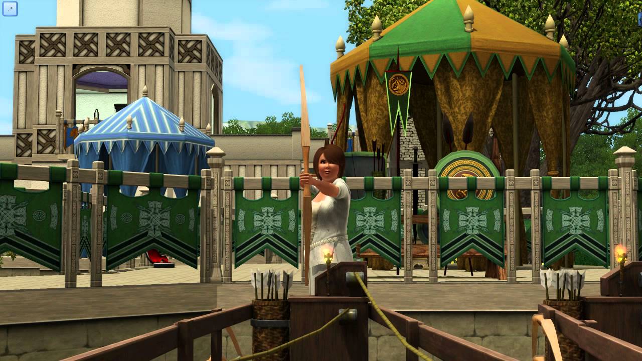 The Sims 3: The Duke of Bows Renaissance Faire - Archery #3 - YouTube