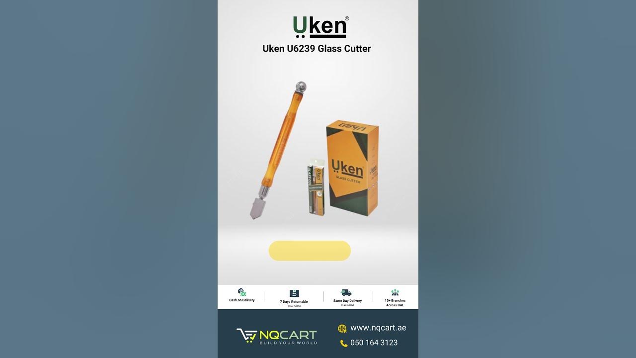 Clarke GCCL Glass Cutter 130mm & Uken U6239 Glass Cutter - YouTube