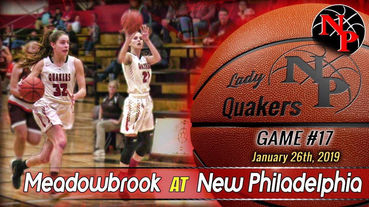 2018-19 NP Lady Hoops Game #17 vs Meadowbrook - YouTube