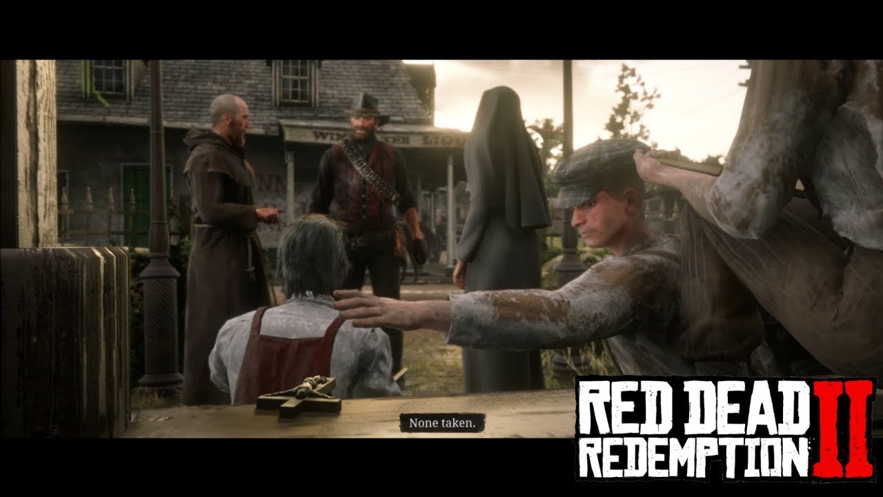RED DEAD REDEMPTION II - Helping a Nun Retriving a Stolen Crucifix ...
