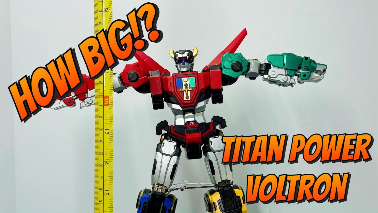 Titan Power Voltron | size comparison. - YouTube