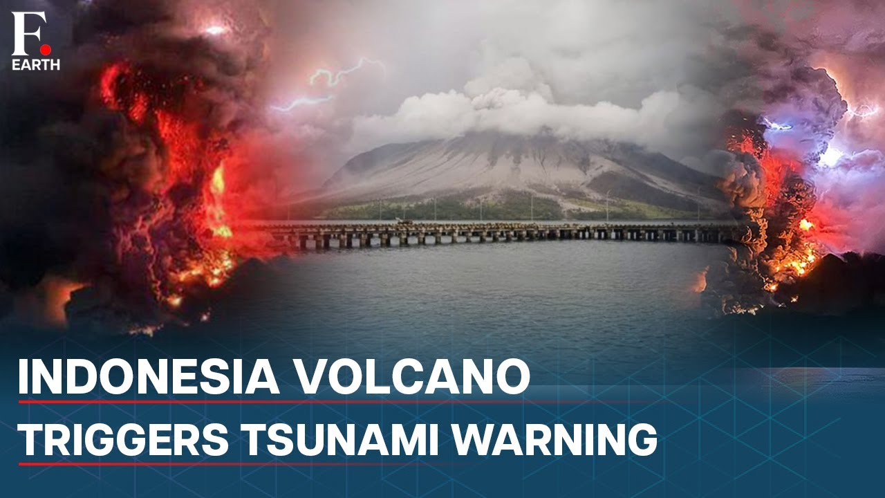 Indonesia Issues Tsunami Warning After Ruang Volcano Erupts Multiple ...