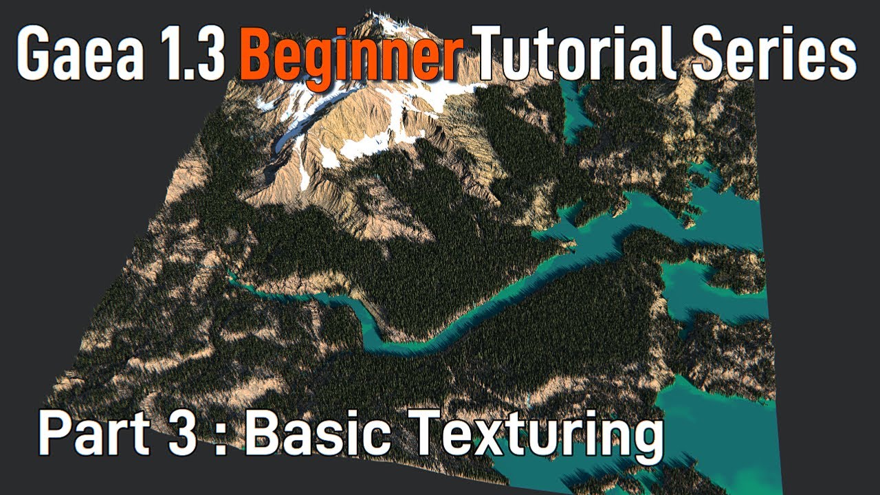 Gaea Beginner Tutorial Series : Part 3 - Basic Texturing - YouTube