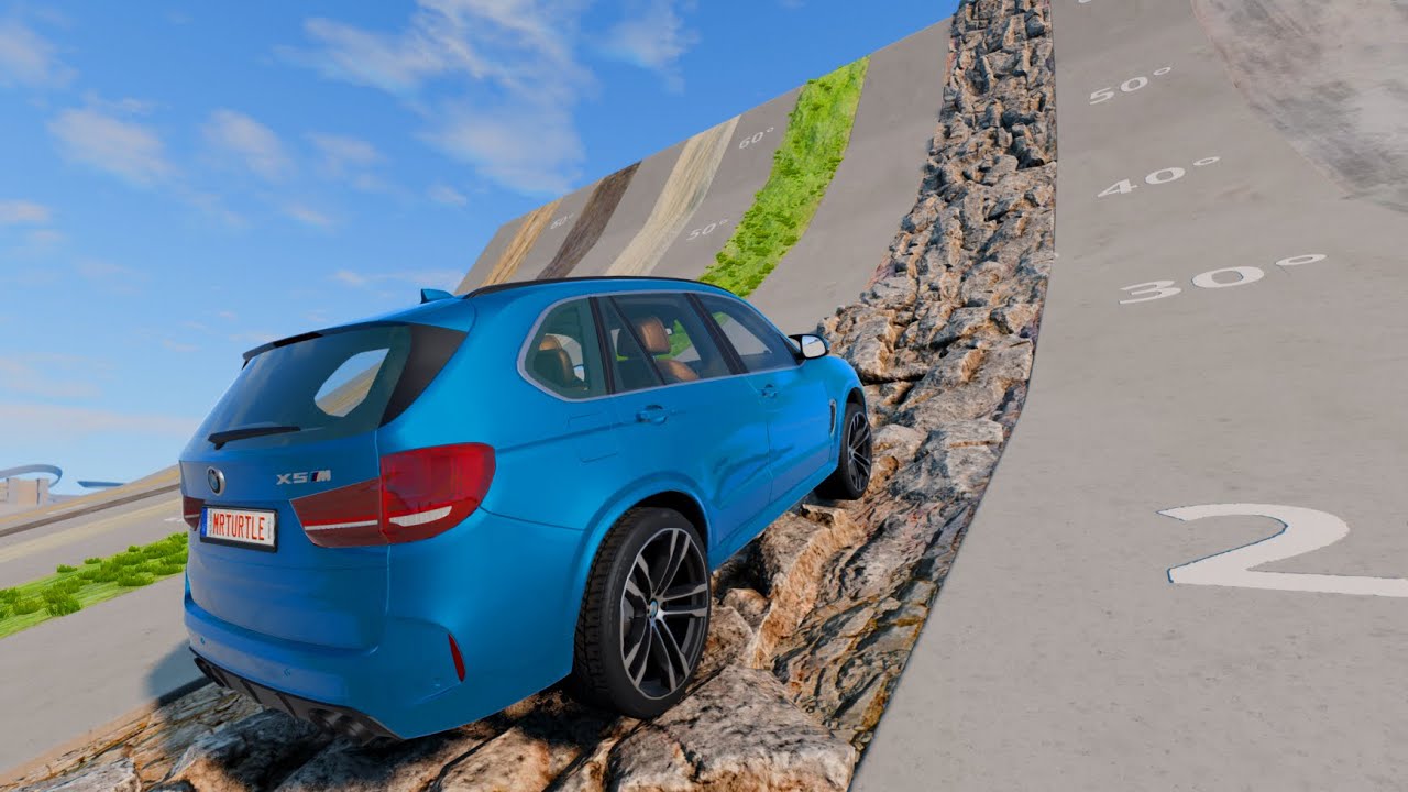Test drive cars. Who's going to climb rocky slope?🤔 - BeamNG Drive ...