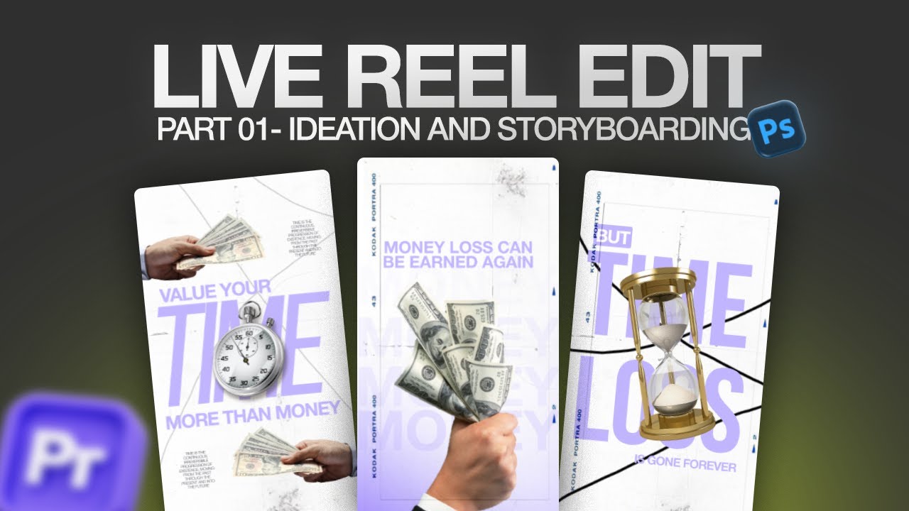 Viral Live Reel Editing in Premiere Pro- Part 01 | Ideation and ...