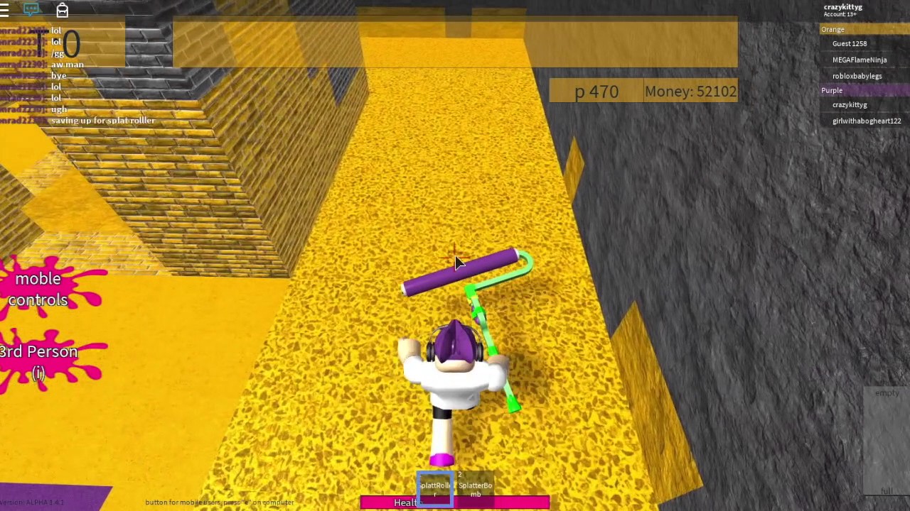 Splatoon Surprise Attack (Roblox) - YouTube