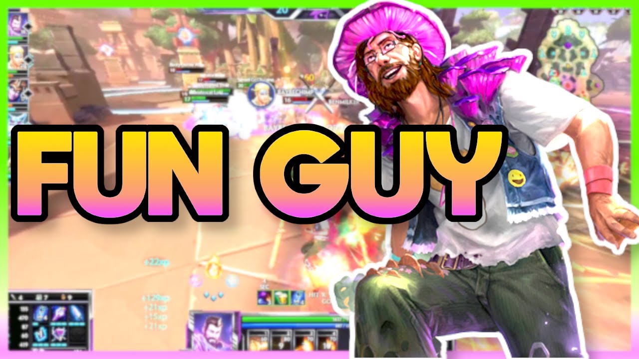 Fun Guy Merlin Skin | SMITE | Casual SLASH (PC) - YouTube