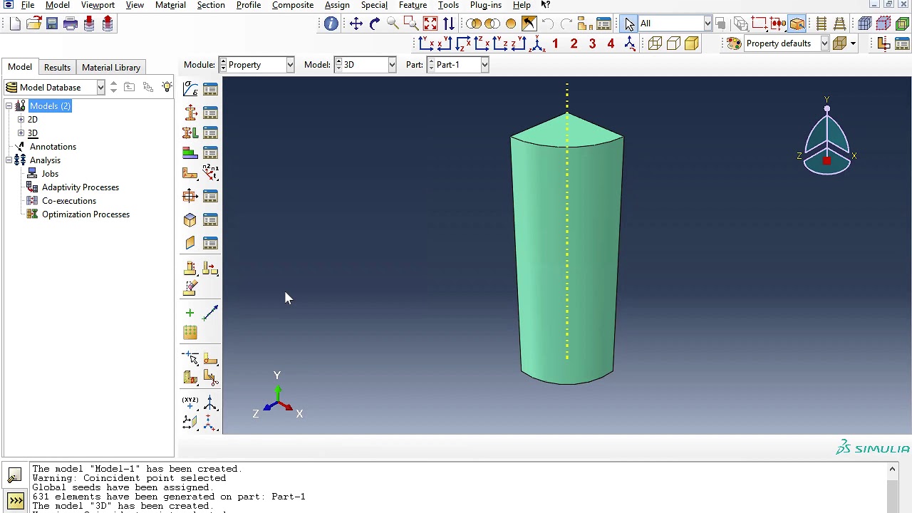 #ABAQUS Tutorial - Plane Strain and 3D FEM for Modeling Pressure ...