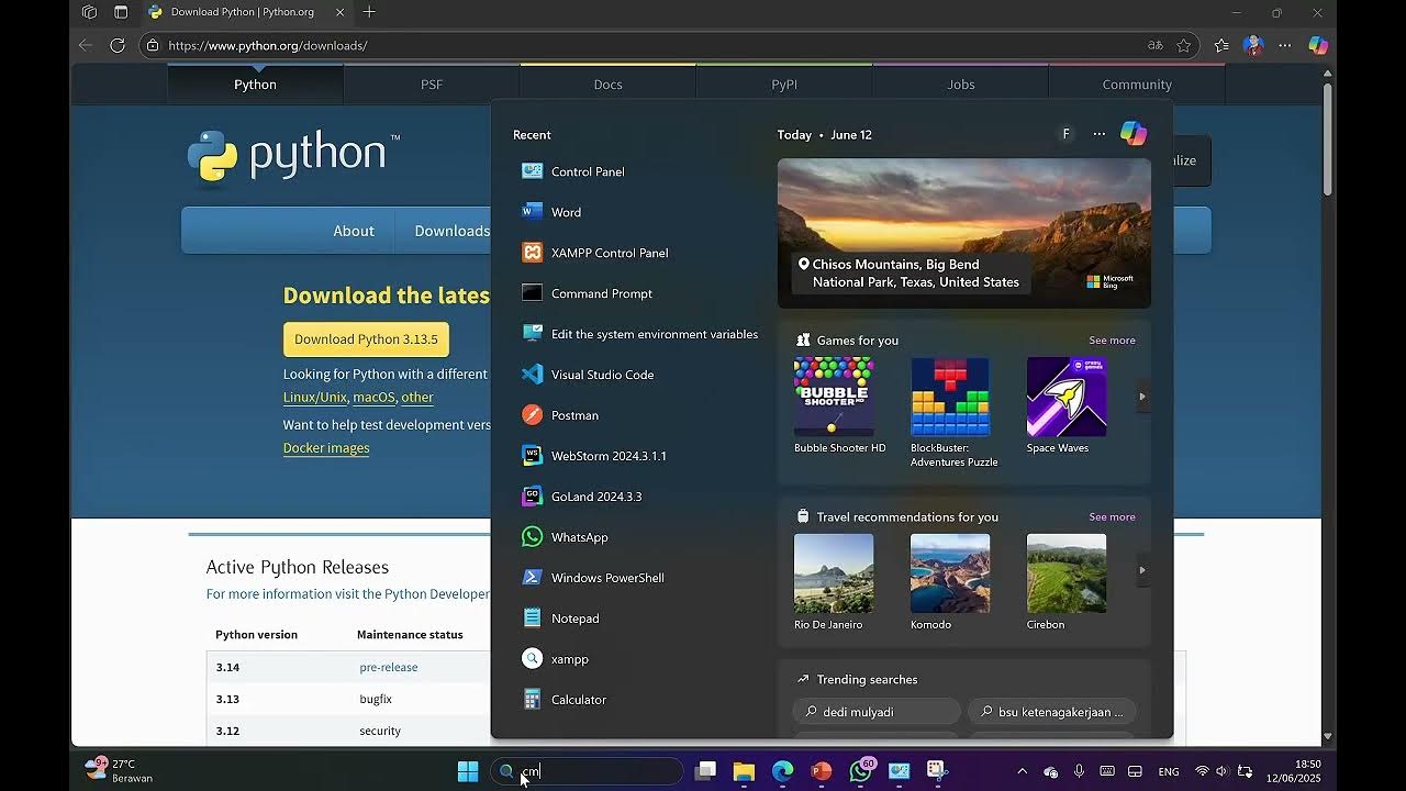 Grafika Komputer - Instalasi Python dengan OpenGl - YouTube