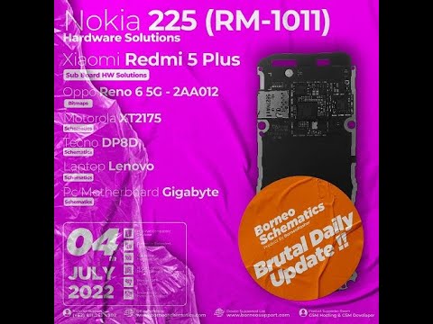 BORNEOSCHEMATICS DAILY UPDATE 4 JULY 2022 - NOKIA 225 (RM-1011)
