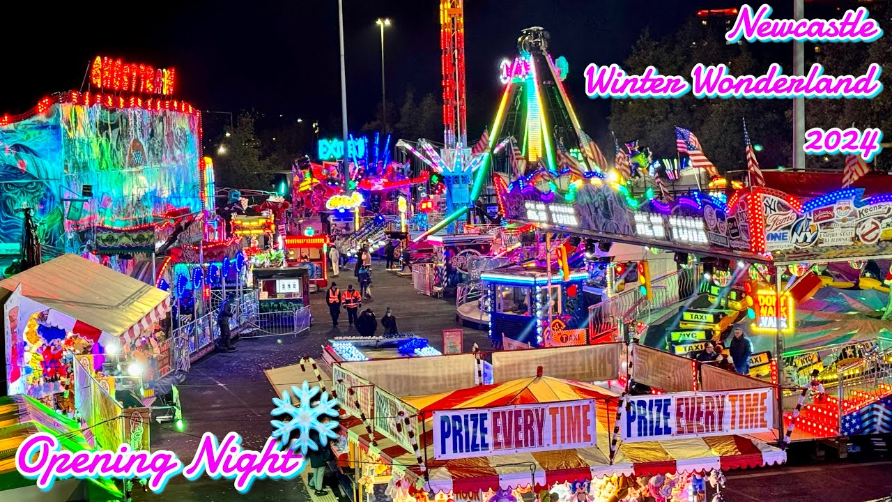 Newcastle Winter Wonderland November 2024 - YouTube