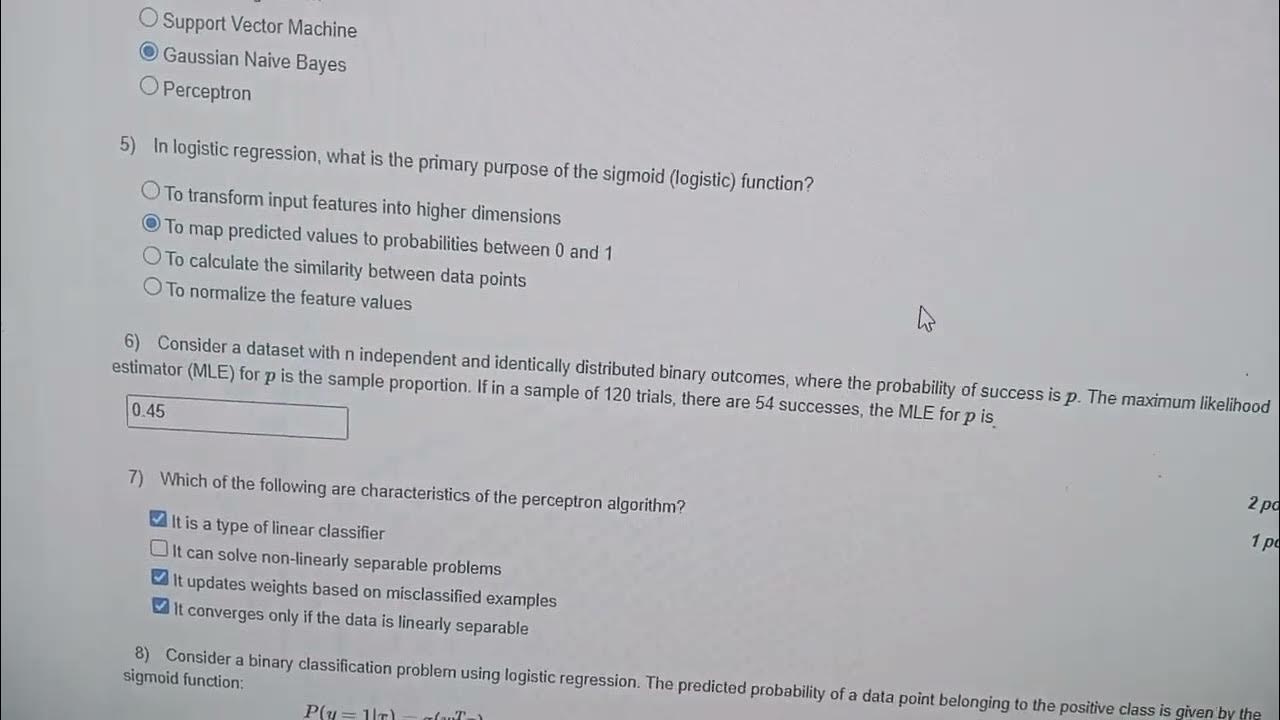 Introduction to Machine Learning (Tamil) Week 5 Assignment solution - YouTube