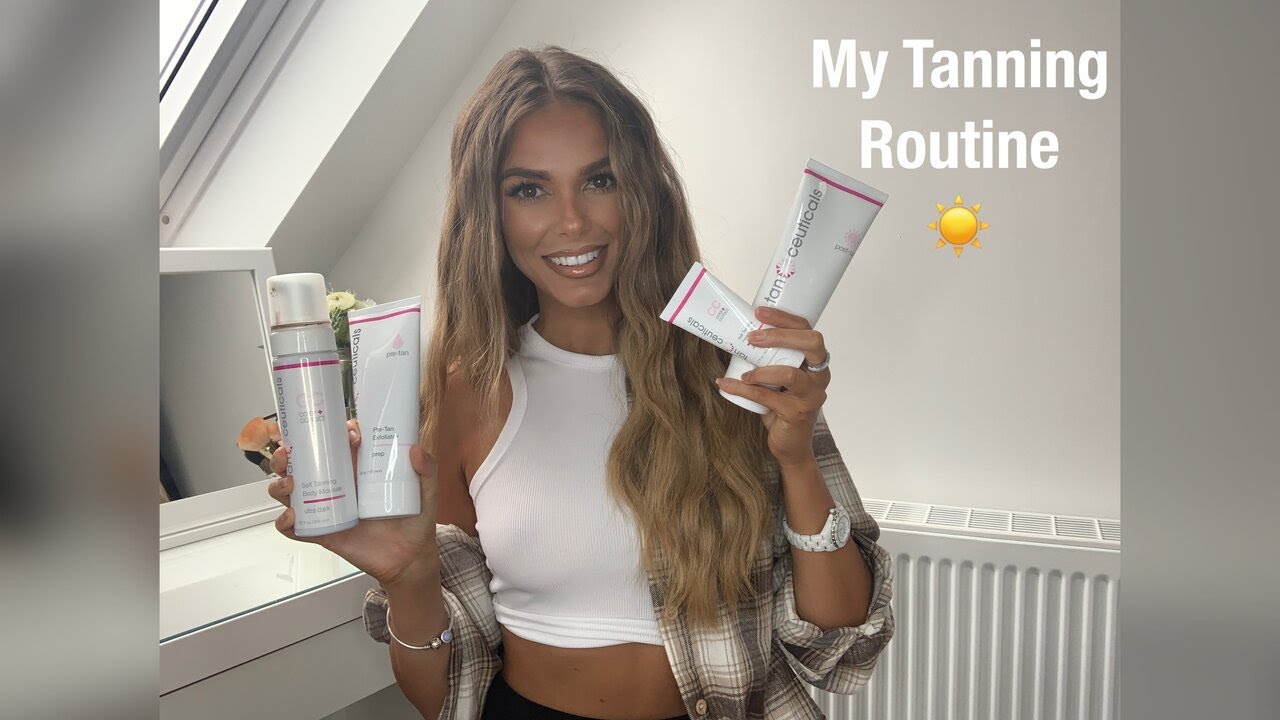 MY TANNING ROUTINE | Trying Tanceuticals! - YouTube