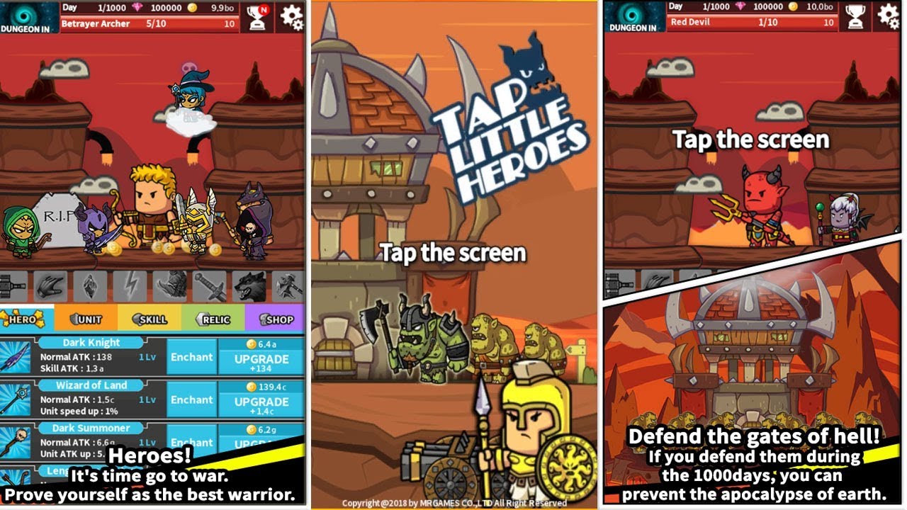 Tap Little Hero Android iOS Gameplay (By Mr.Games) - YouTube