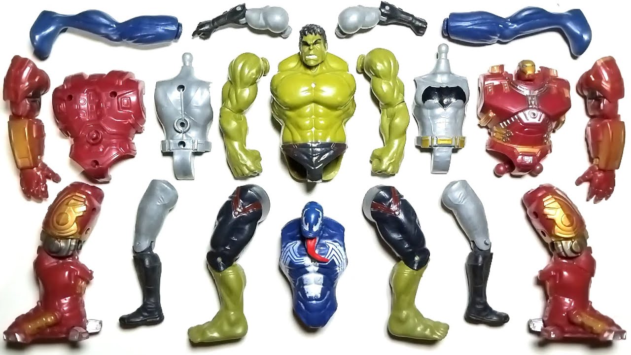 UNBOXING AVENGERS! VENOM, HULK SMASH, BATMAN, HULK BUSTER #avengerstoys ...