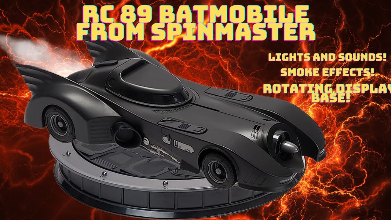 THE FLASH MOVIE 1989 RC BATMOBILE FROM SPINMASTER - YouTube