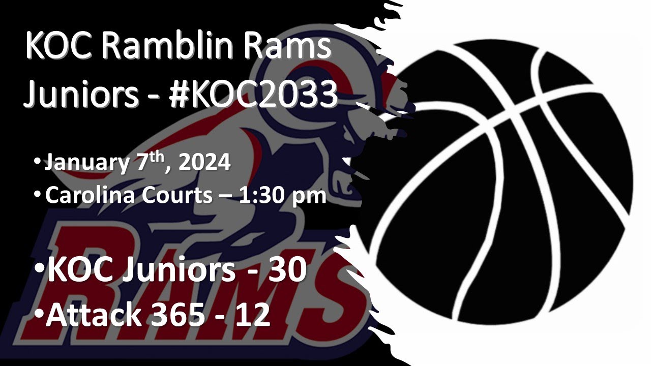 KOC Juniors vs Attack365 (1/7/24) - Full Game - YouTube
