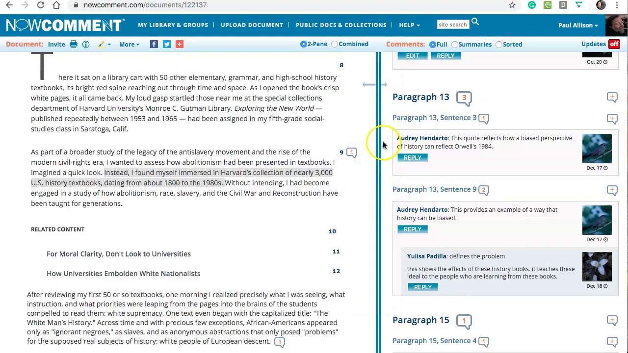 Text Annotation on NowComment - YouTube