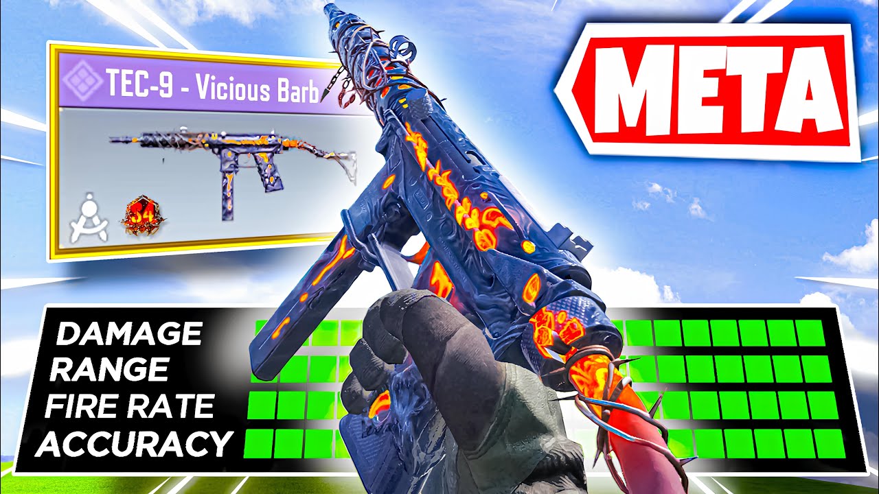 BEST TEC-9 Gunsmith/Loadout | No Recoil Fast ADS | TEC-9 Attachments COD Mobile Season 8 - YouTube