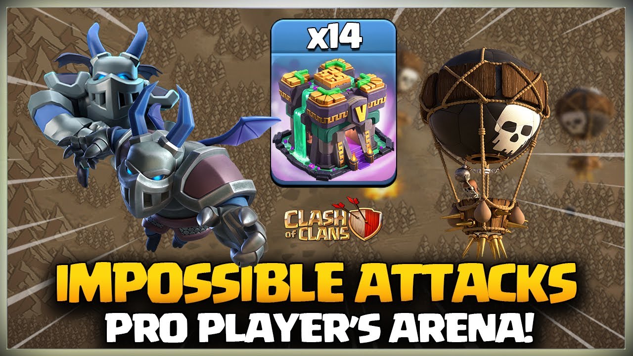 Th14 Attack strategies used by PRO's! Th14 Skelly Donut with Zap | Th14 ...