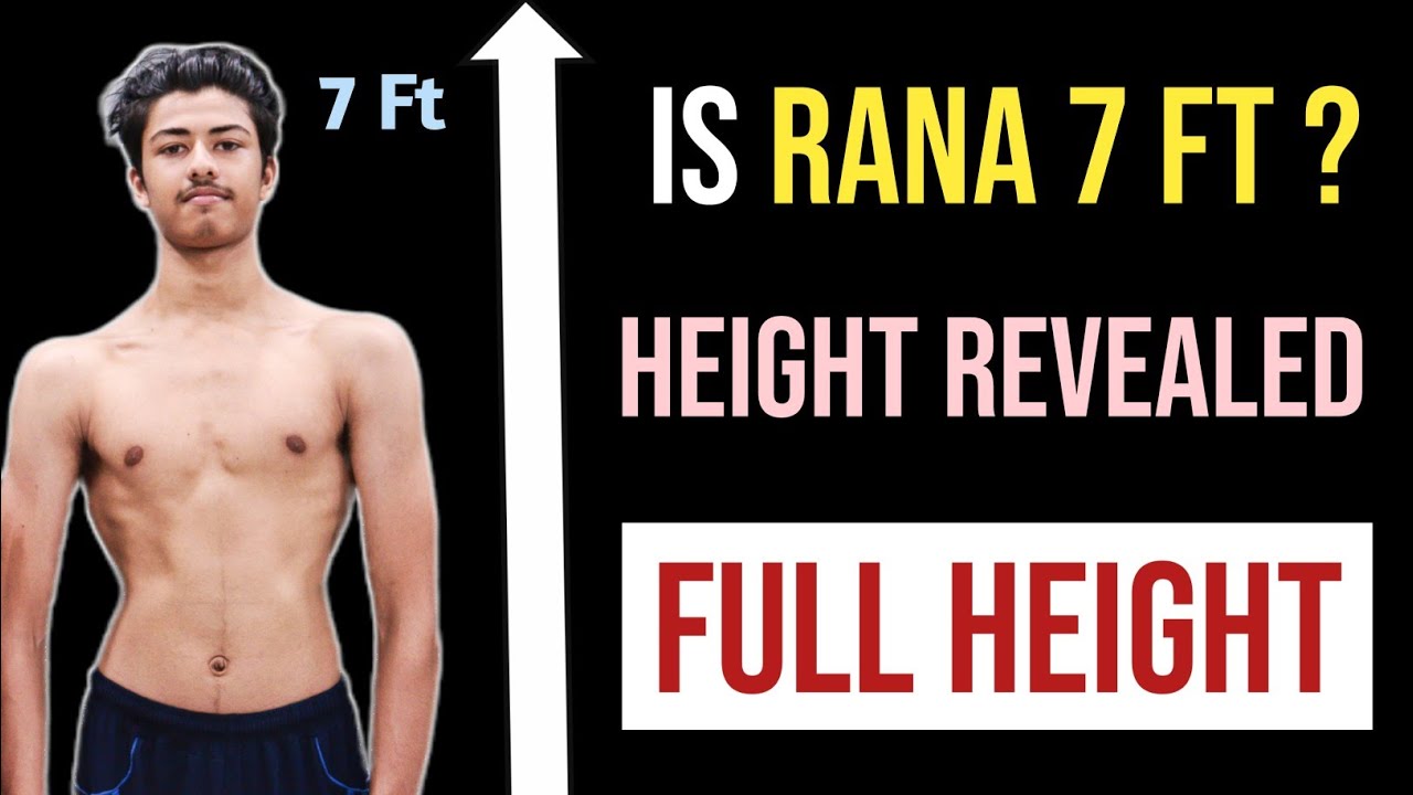 Finally Rana's Full Height Revealed | Rana Is 6ft Or 7 Ft ? - YouTube