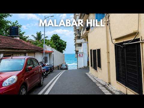 This Doesn't Feel Like Mumbai | Malabar Hill Luxury Neighborhood Evening Drive | 4K HDR