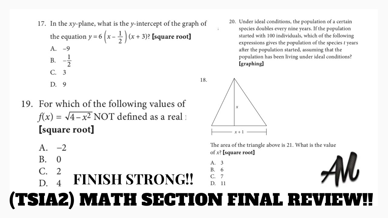 TSIA2 PRACTICE TEST FINAL REVIEW Can You Spot My Mistake YouTube tsia2-practice-test-final-review-can-you-spot-my-mistake-youtube
