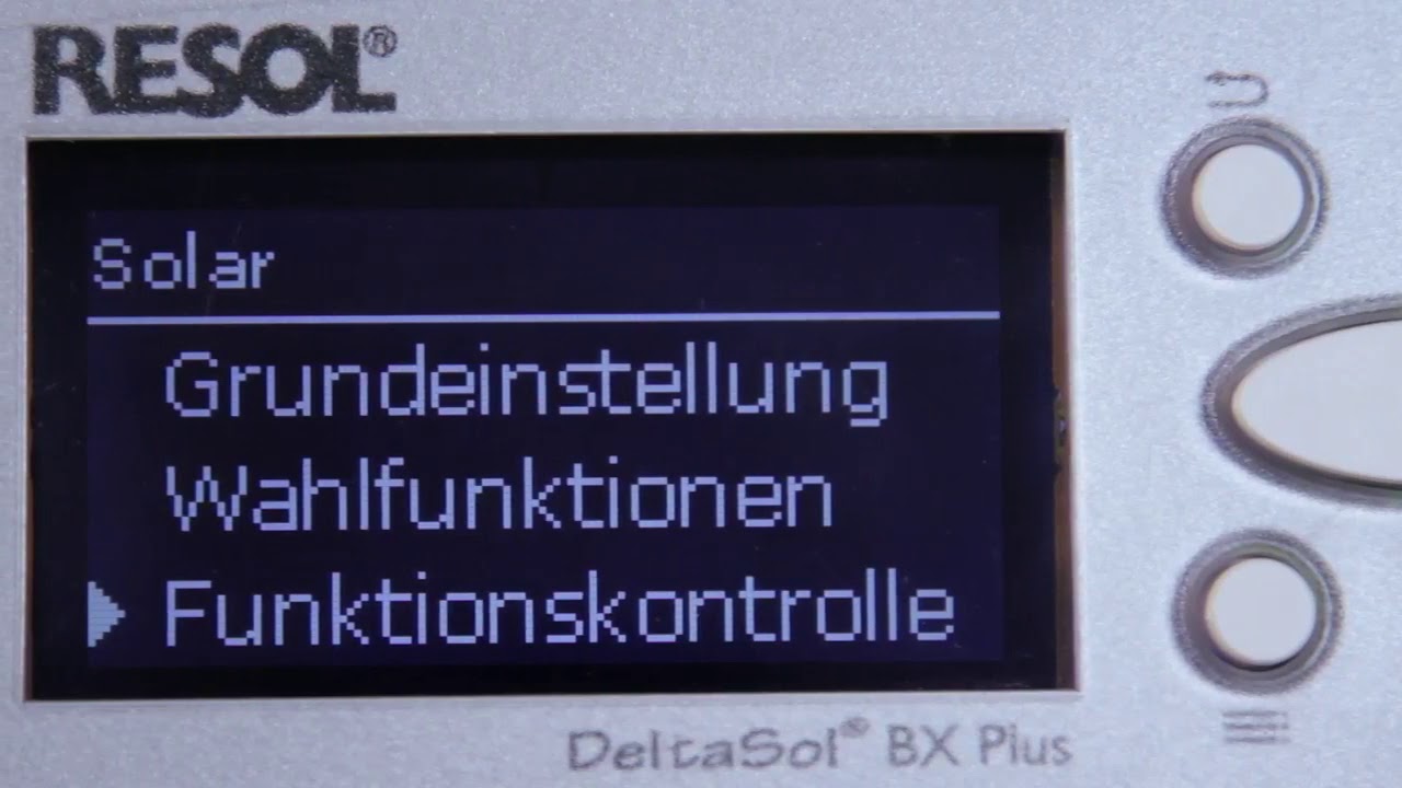 DeltaSol BX Plus en - YouTube