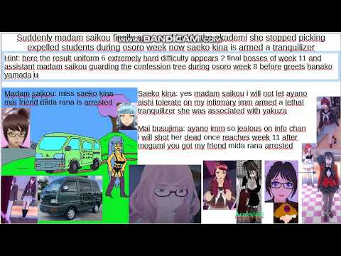 yandere simulator uniform 6 extreme hard difficulty genocide ending saeko kina arrested by police